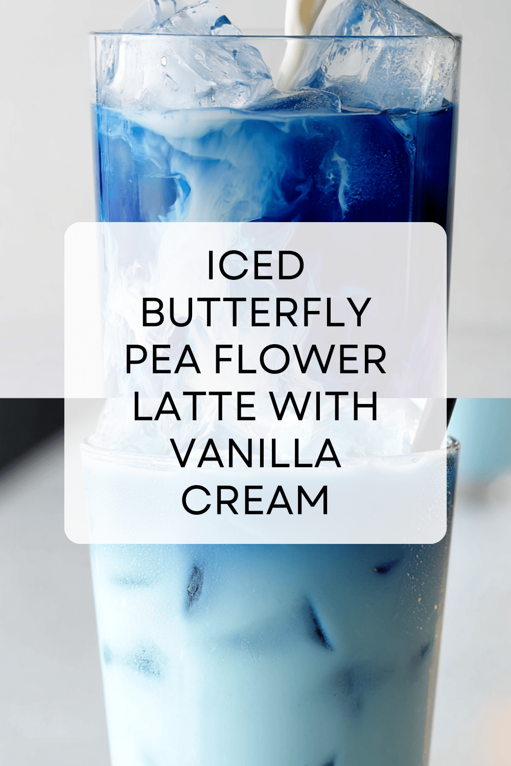 Iced Butterfly Pea Flower Tea Latte Recipe - Vibrant & Refreshing