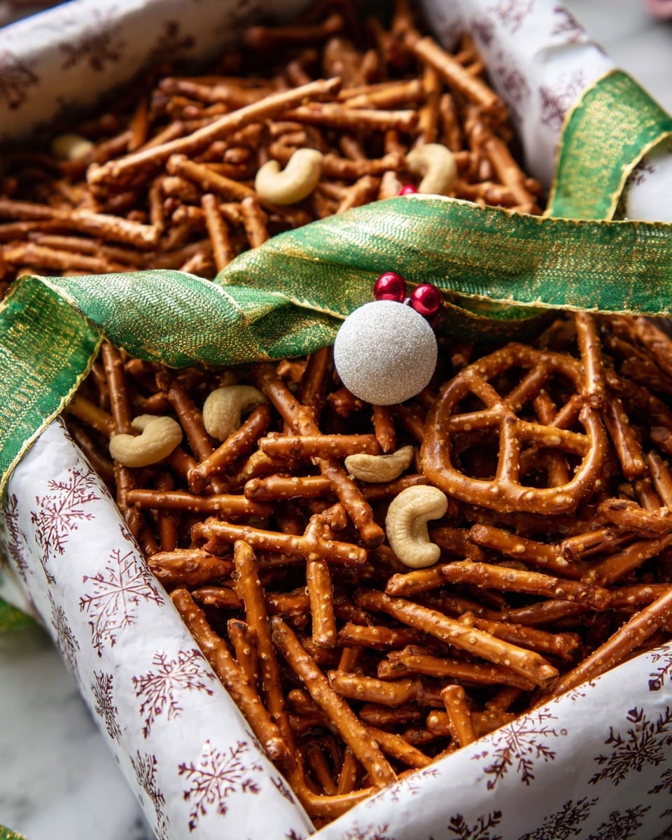 Holiday Pretzel Mix: Irresistible Festive Snack | Easy & Flavorful