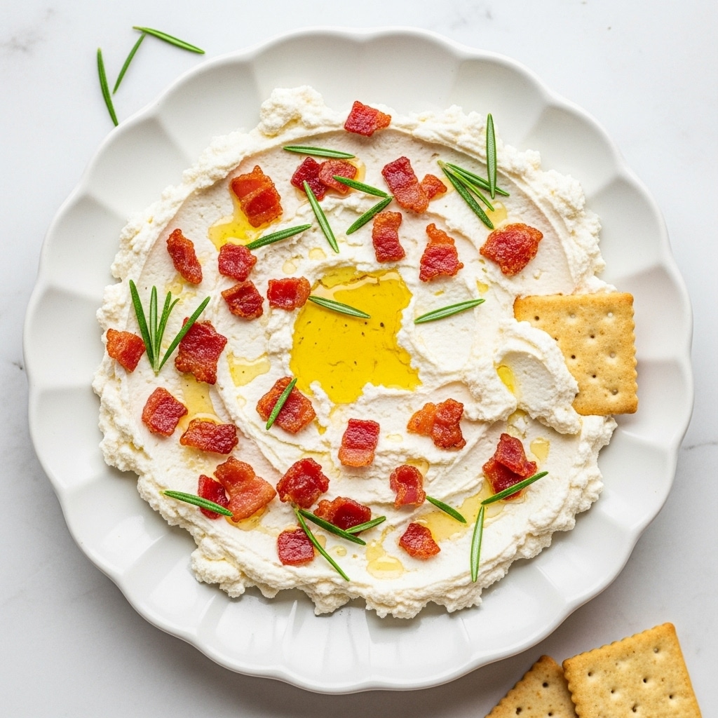 Whipped Brie with Rosemary Bacon - Irresistible Appetizer
