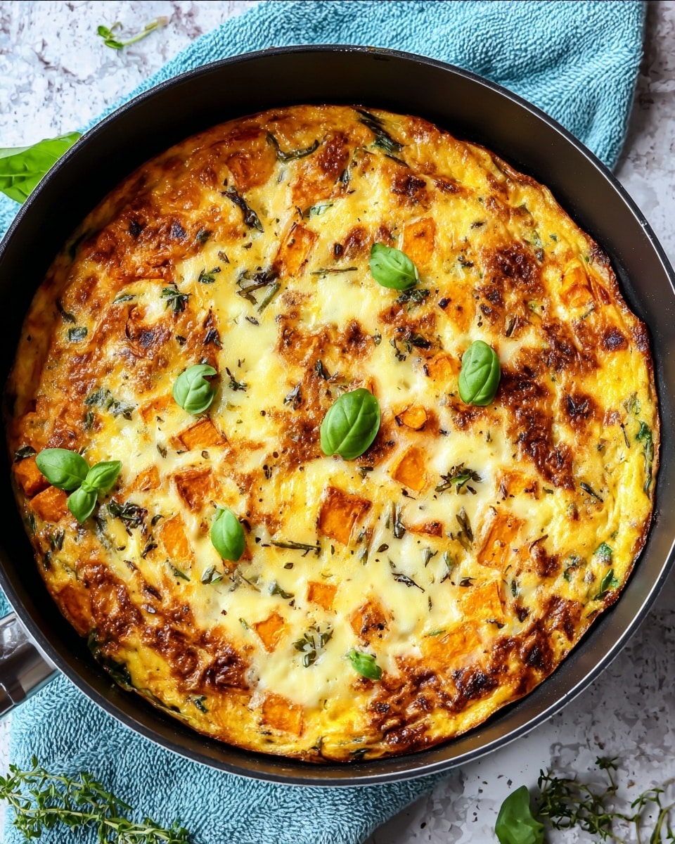Sweet Potato, Pepper & Feta Frittata: Delicious & Easy Breakfast